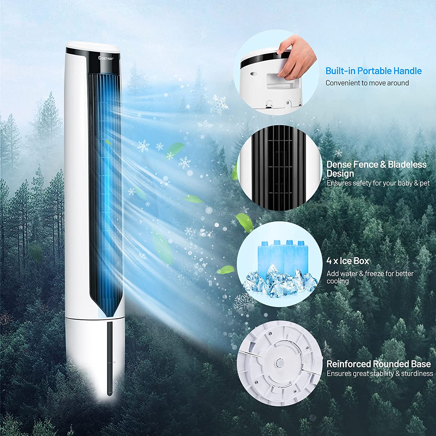 COSTWAY Evaporative Cooler – AIZONIDA LLC